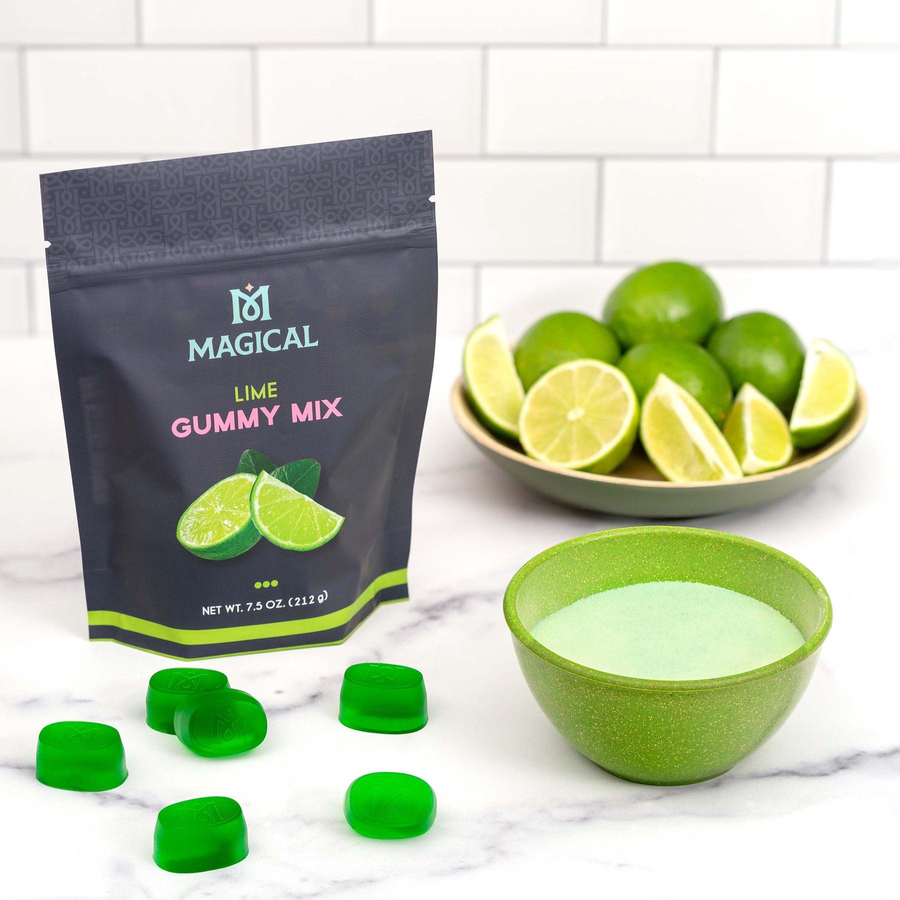 Lime Gummy Mix - Premium Gelatin Mix